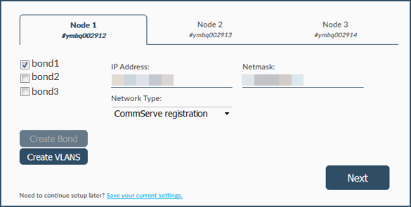 Setting up the HyperScale 1.5 Appliance with Bonded 10G Data Protection ...