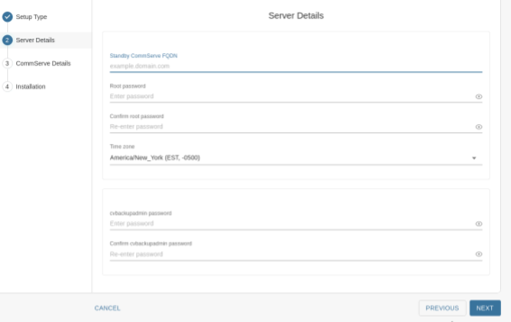 Basic Deployment of CommServe Bare Metal
