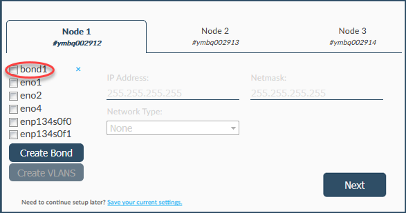 Setting up the HyperScale 1.5 Appliance with Bonded 10G Data Protection ...