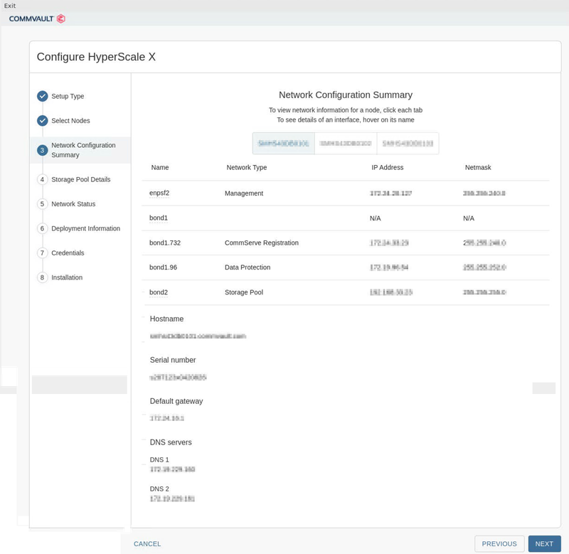 Deploying HyperScale X With Tagged VLAN With Bonding and Management Network
