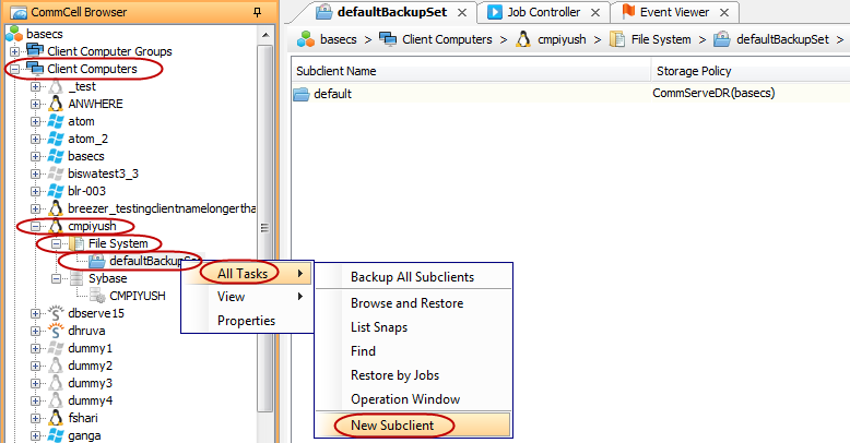 Configuring Dump Backup