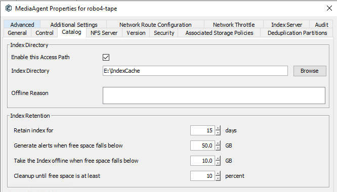 Building a CommServe On Remote Office Appliance RO1100 Using DR Backups ...