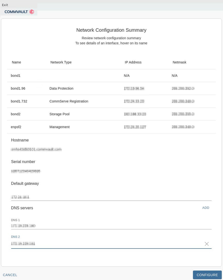 Deploying HyperScale X With Tagged VLAN With Bonding and Management Network