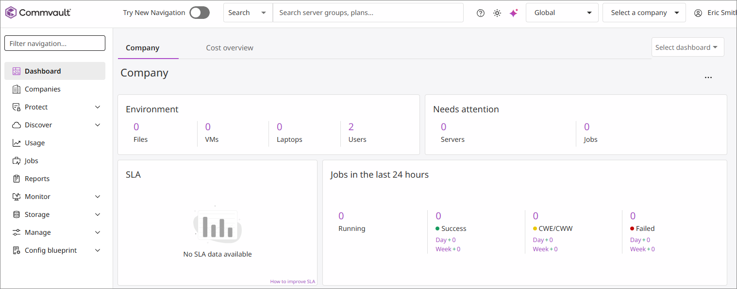 Accessing the Global Command Center