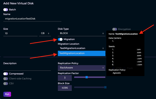 Container Data Mover Migration Option
